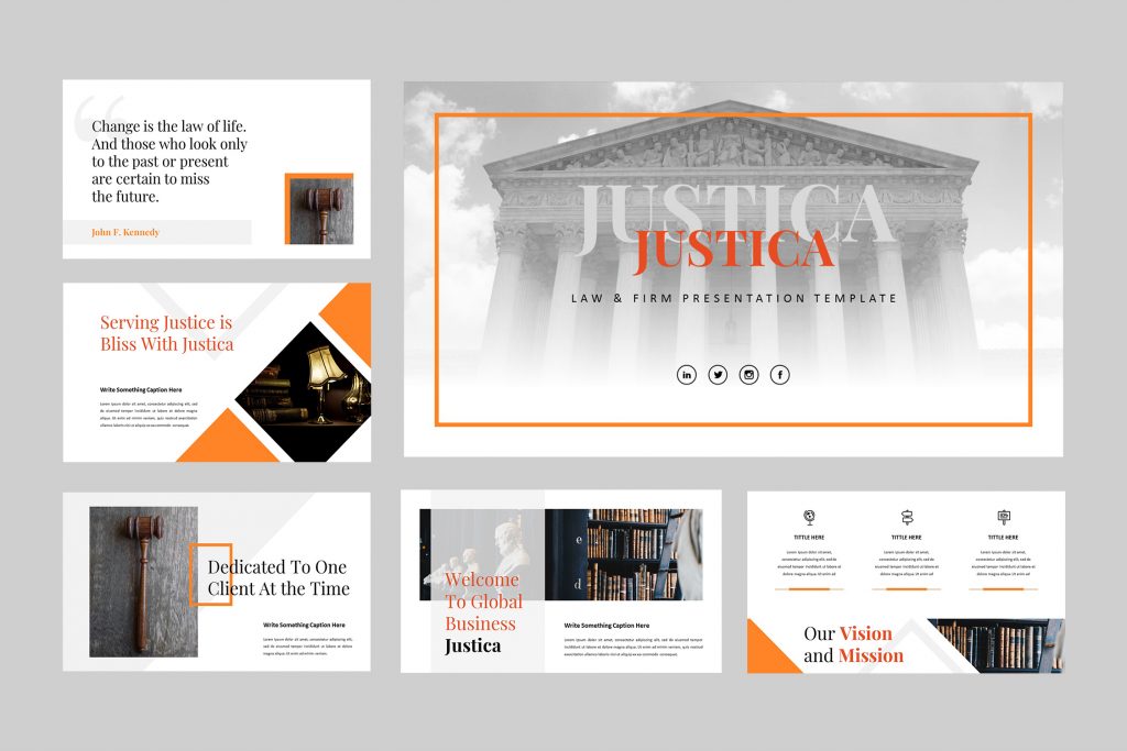 Justica Presentation Template | TMint