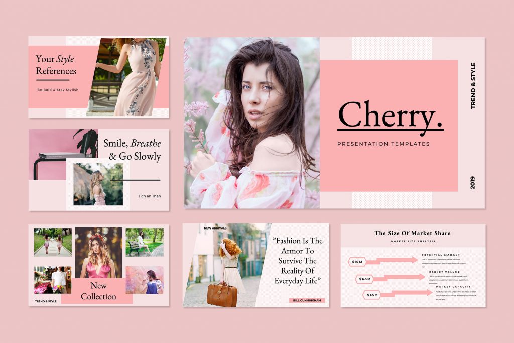Cherry Presentation Template | TMint