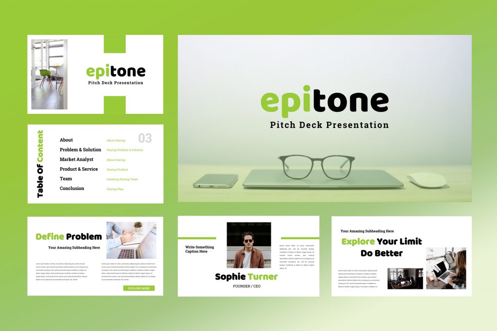 Epitone Presentation Template | TMint