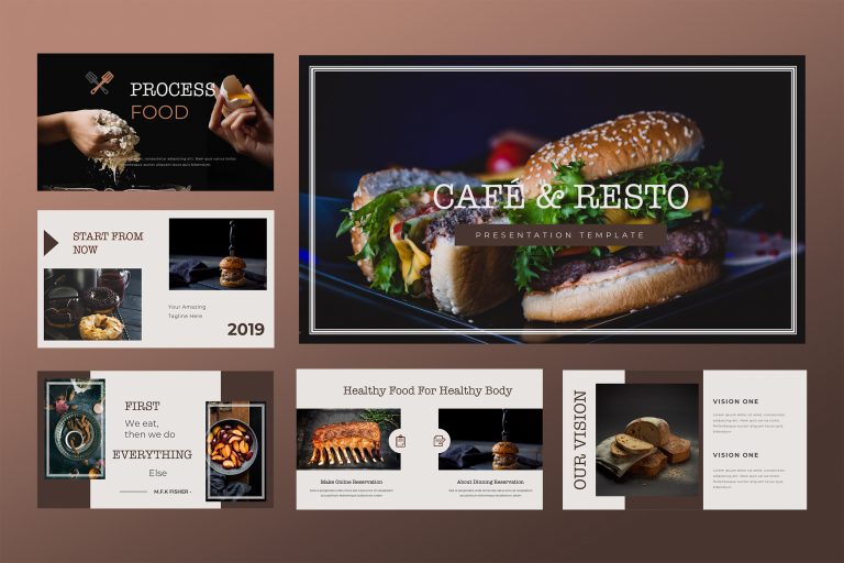 Cafe & Resto Presentation Template | TMint