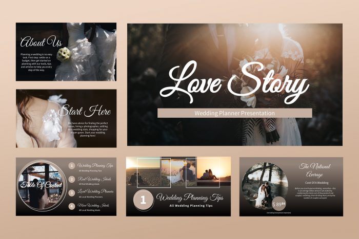 Love Story Presentation Template | TMint