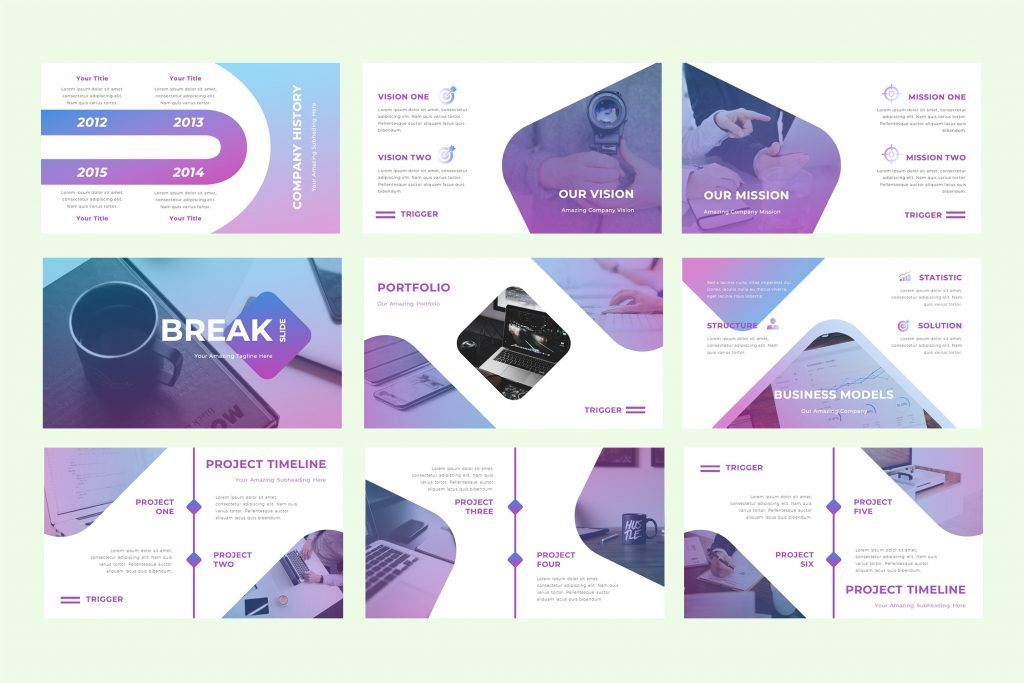 Trigger Presentation Template | TMint
