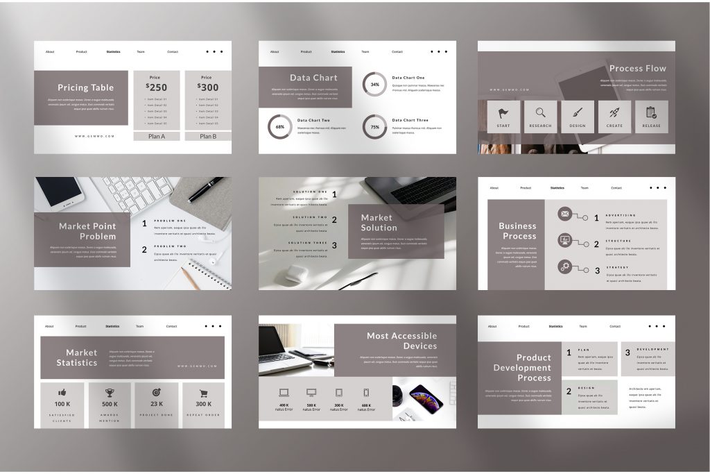 Adera Presentation Template | TMint