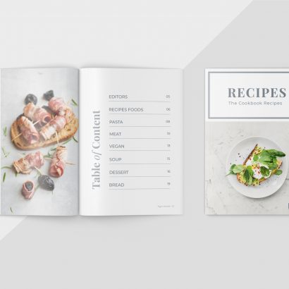 Recipes – Food Magazine Template | TMint