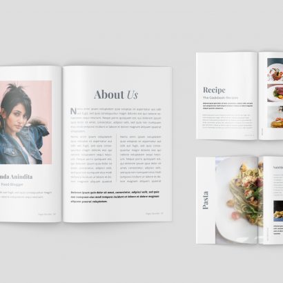 Recipes – Food Magazine Template | TMint