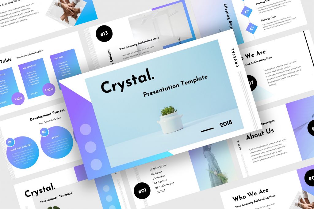 Crystal Powerpoint Presentation | TMint