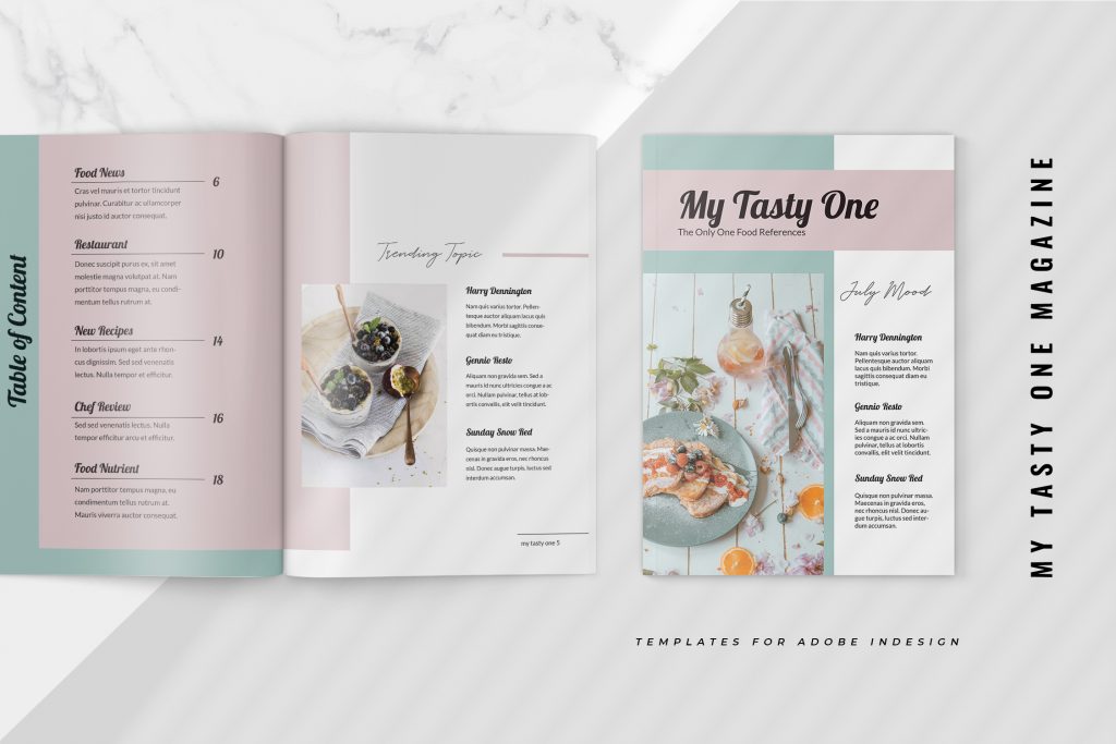 Tasty One – Food Magazine Template | TMint