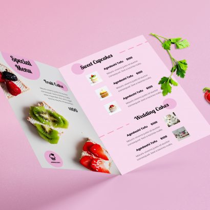 Bifold Restaurant Menu Template | TMint