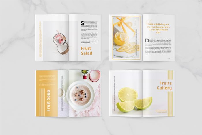 Fruits – Food Magazine Template | TMint