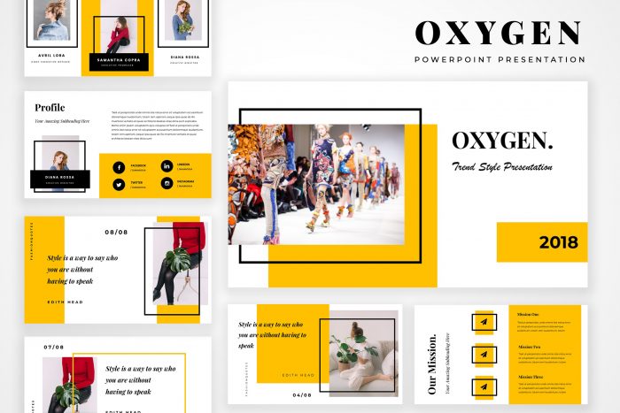 Oxygen Presentation Template | TMint