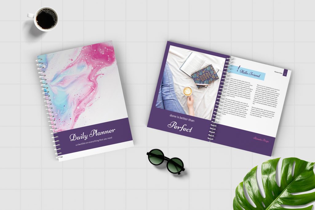 Worksheet Daily Planner Book – Four | TMint