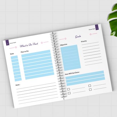 Worksheet Daily Planner Book – Four | TMint