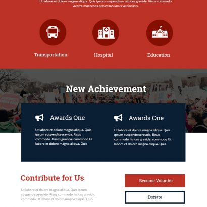 Politics Fashion Email Newsletter UI Template | TMint