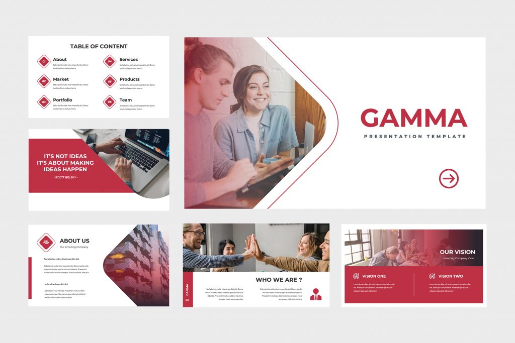 Gamma Presentation Template | TMint