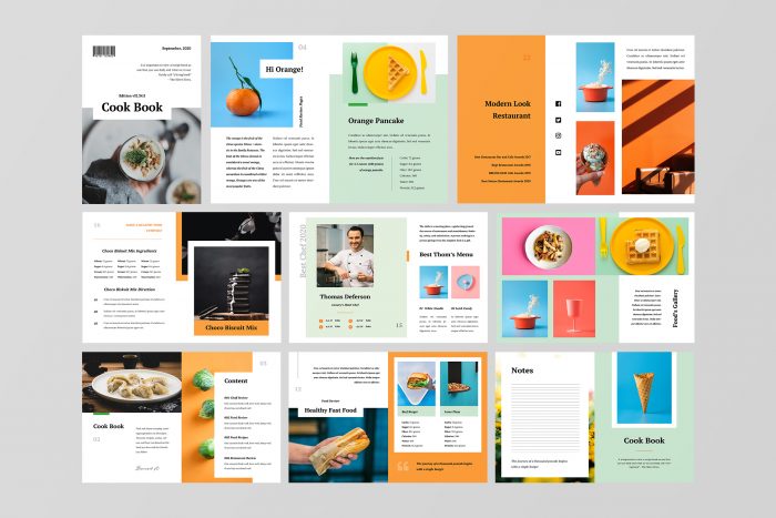 Food Magazine Template | TMint