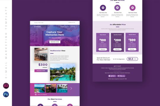 Business Email Newsletter UI Template | TMint