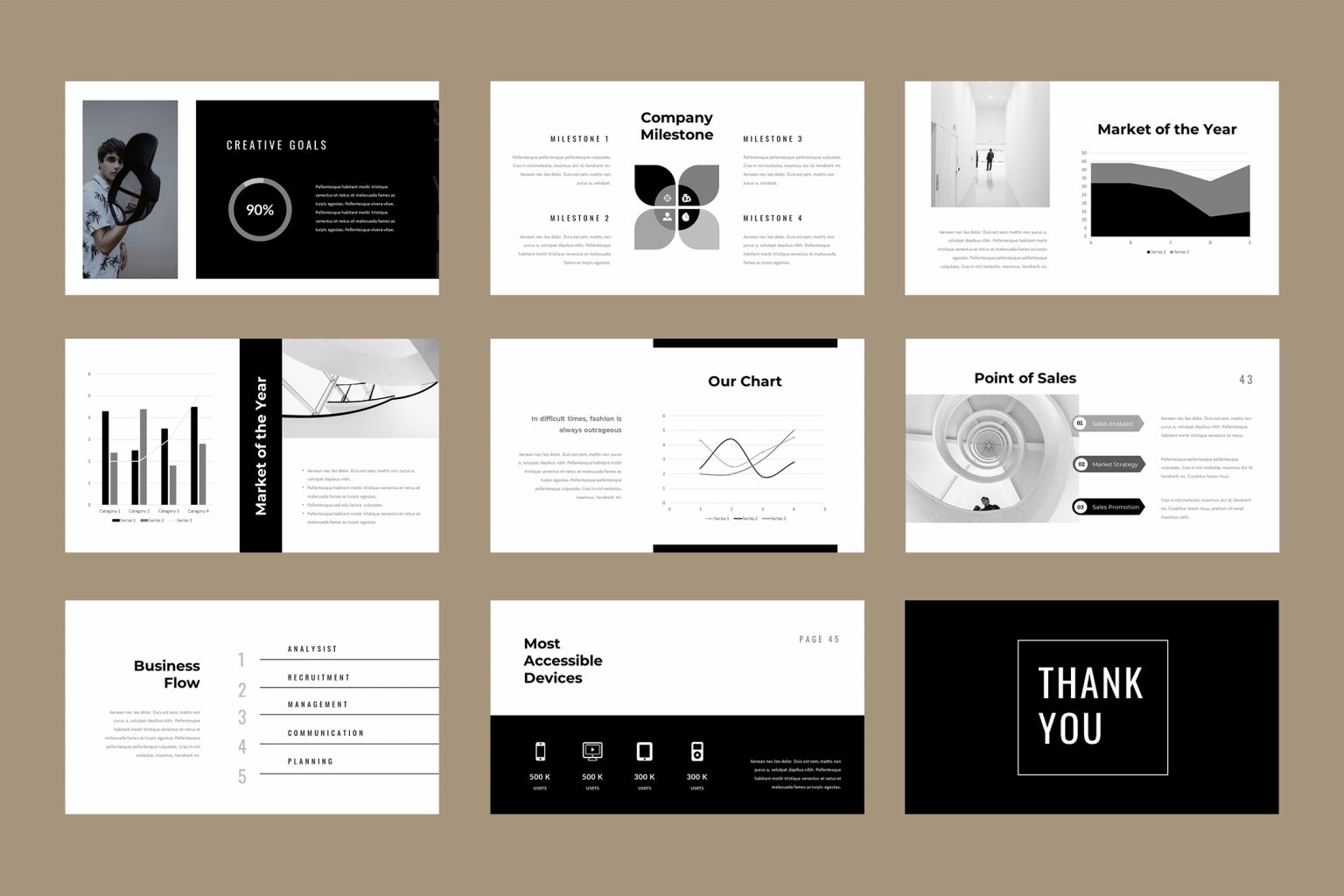 Universal Presentation Template | TMint