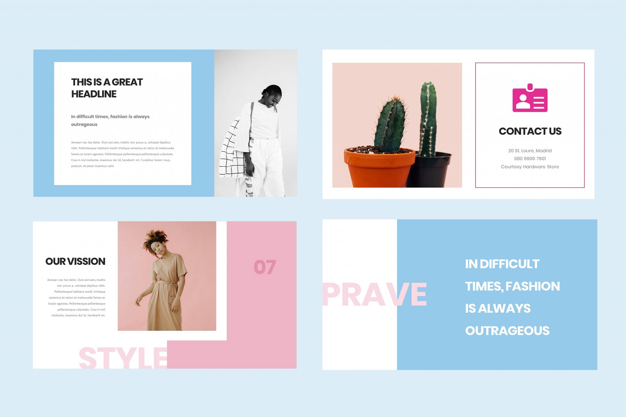 Sandra Presentation Template | TMint