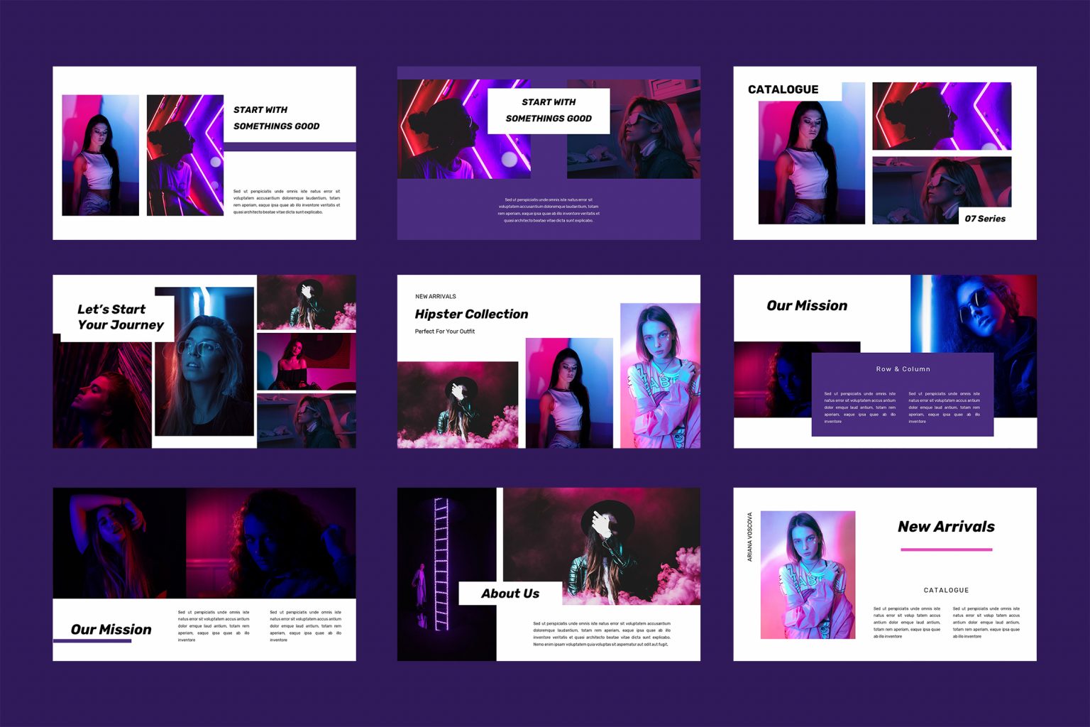 Artist Presentation Template | TMint