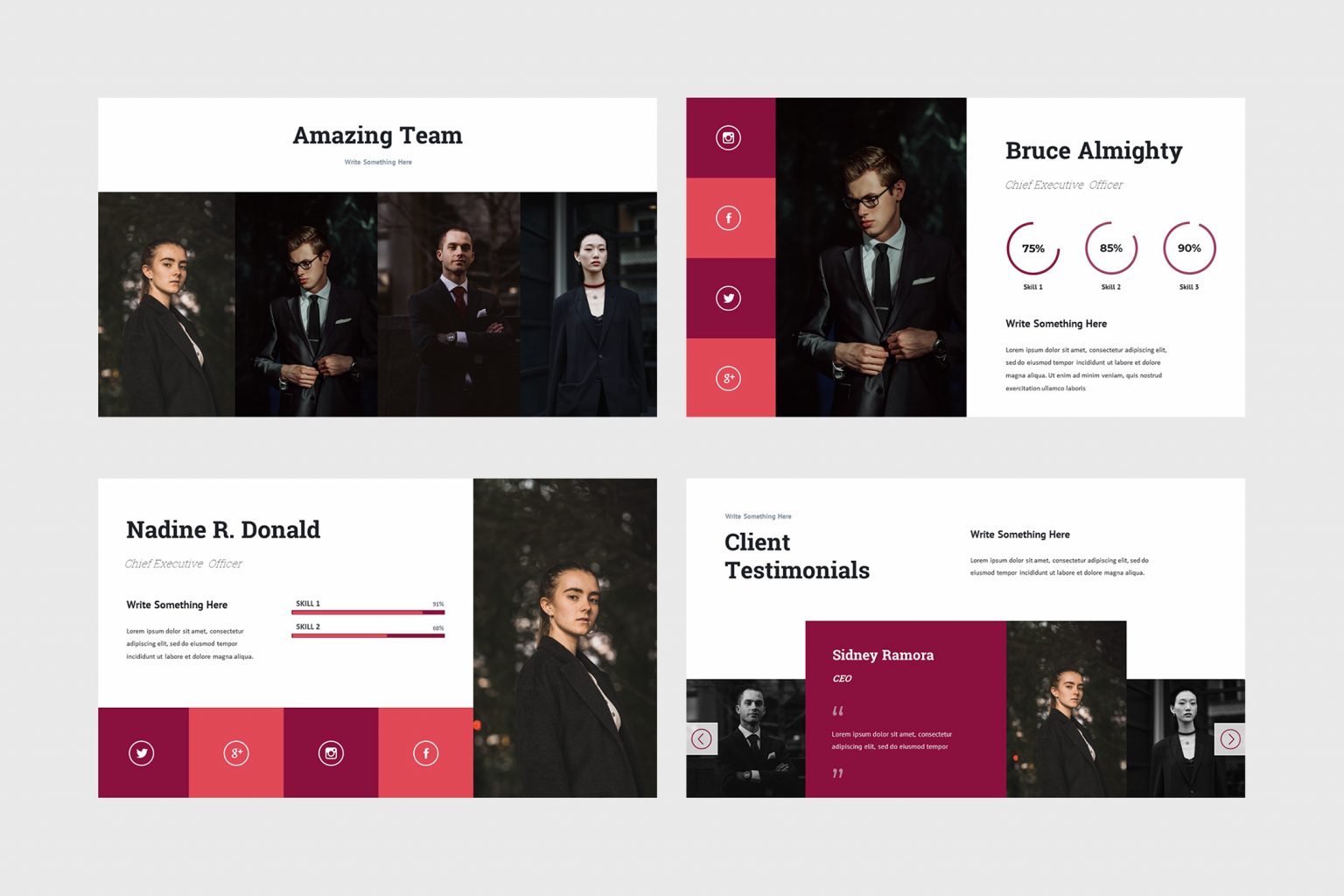 Adera Presentation Template | TMint