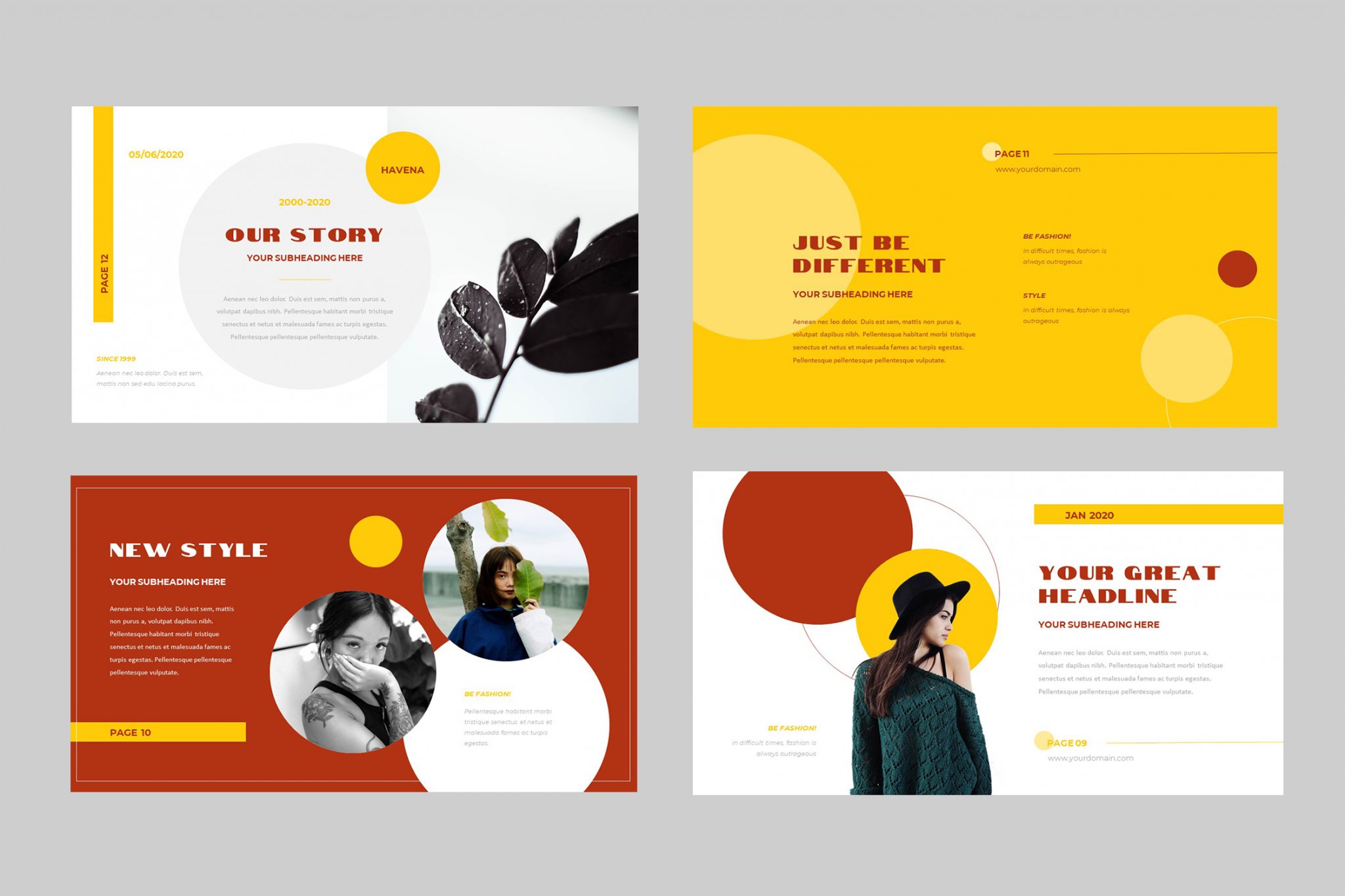 Ornament Presentation Template | TMint