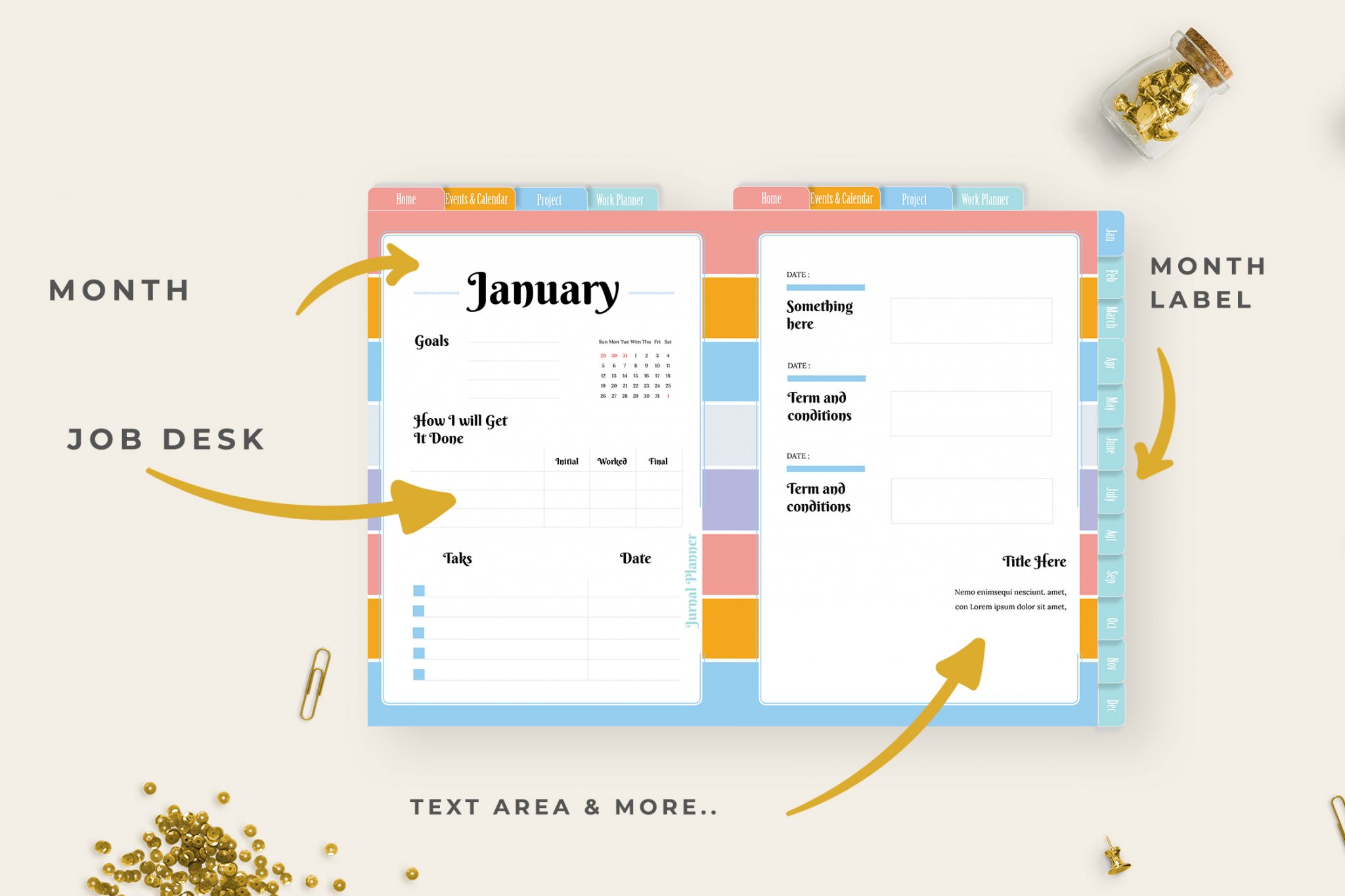 Daily Planner Workbook | TMint