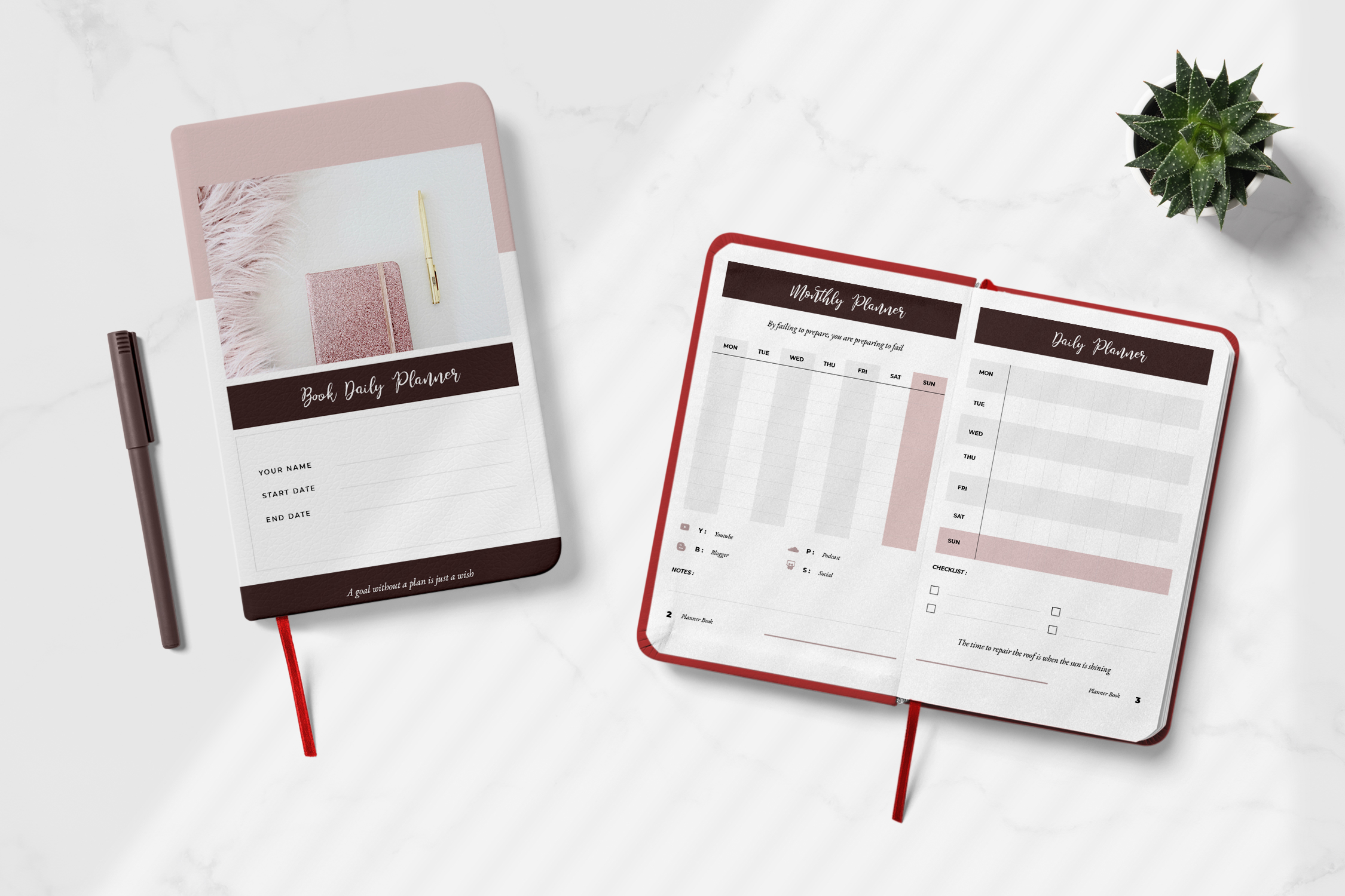 Daily Creator Planner Book Vol 01 TMint