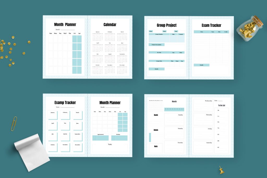 Worksheet Daily Planner Book – Three | TMint
