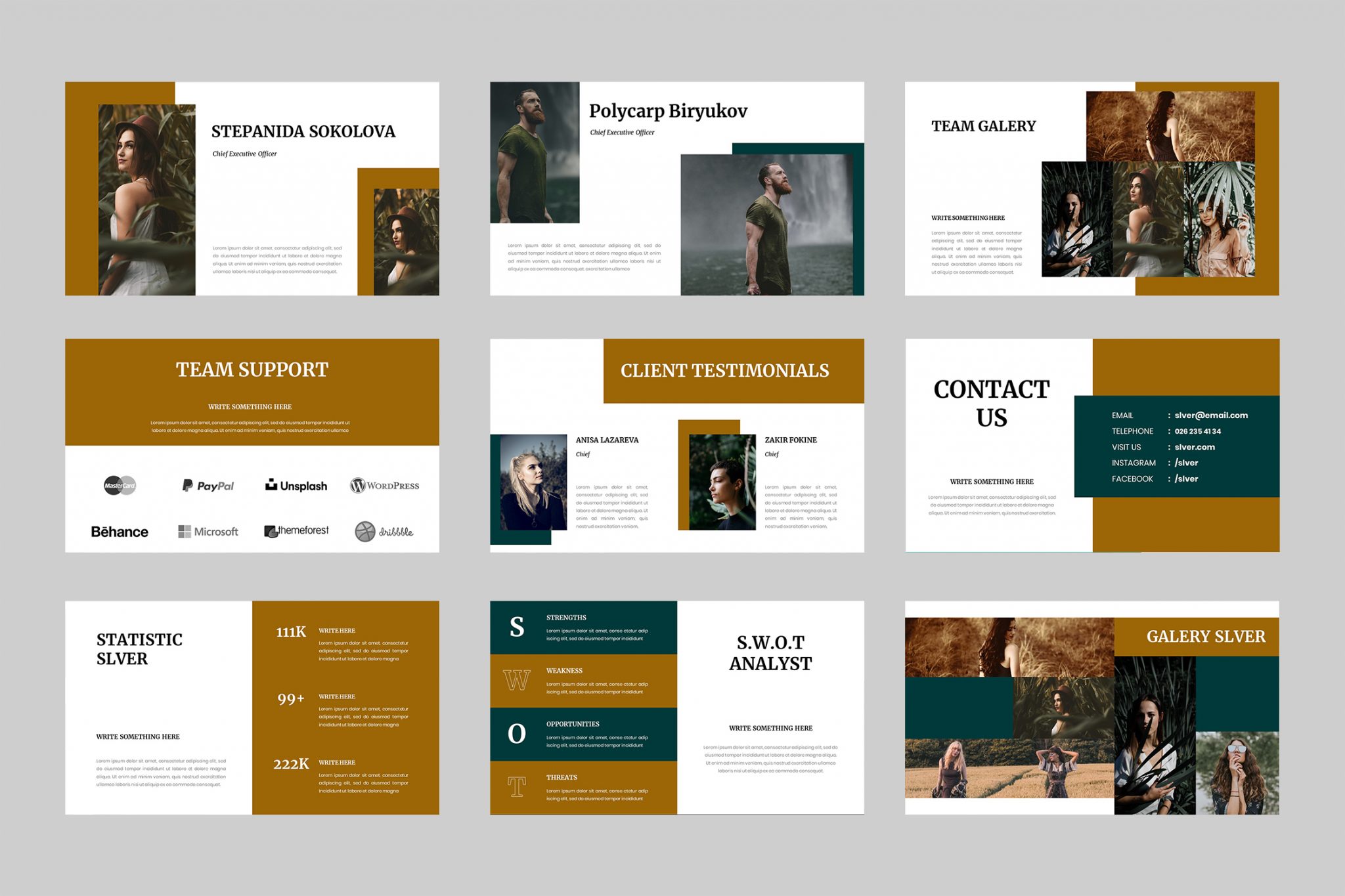 Cove Story Presentation Template | TMint