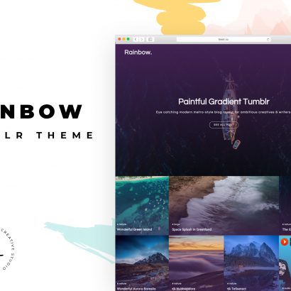 Rainbow Tumblr Theme | TMint