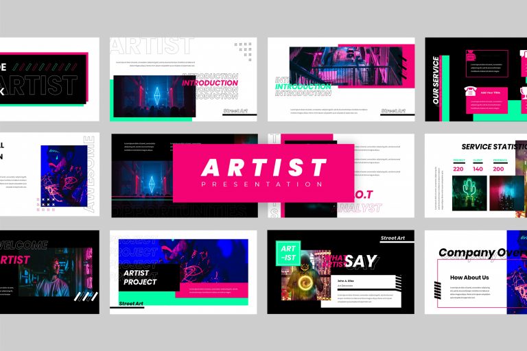 Artist Presentation Template | TMint