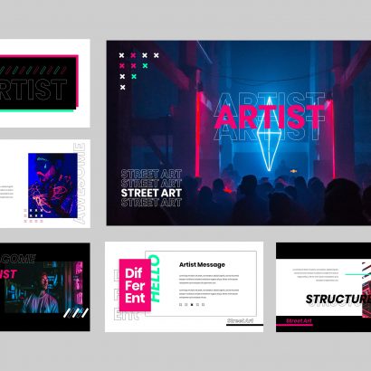 Artist Presentation Template | TMint