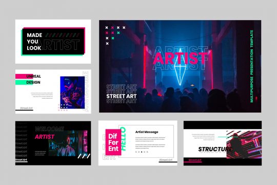 Artist Presentation Template | TMint