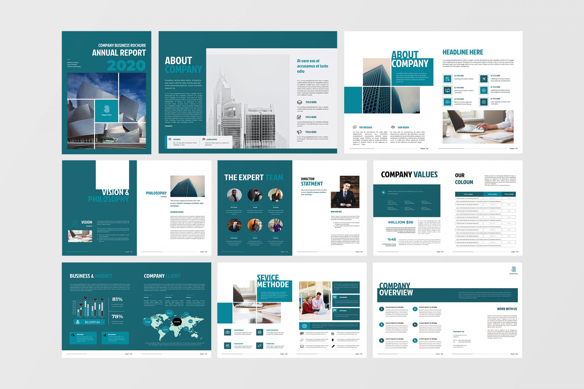 Raya – Annual Report Template | TMint