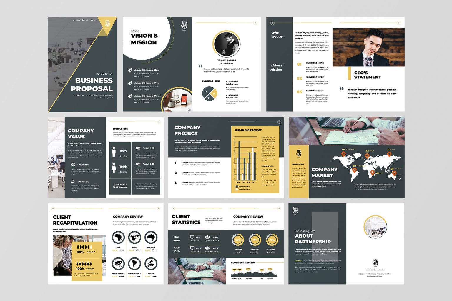 Jacob – Business Proposal Template | TMint