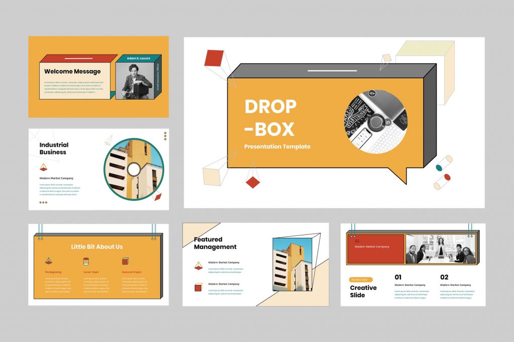 Dropbox Presentation Template | TMint
