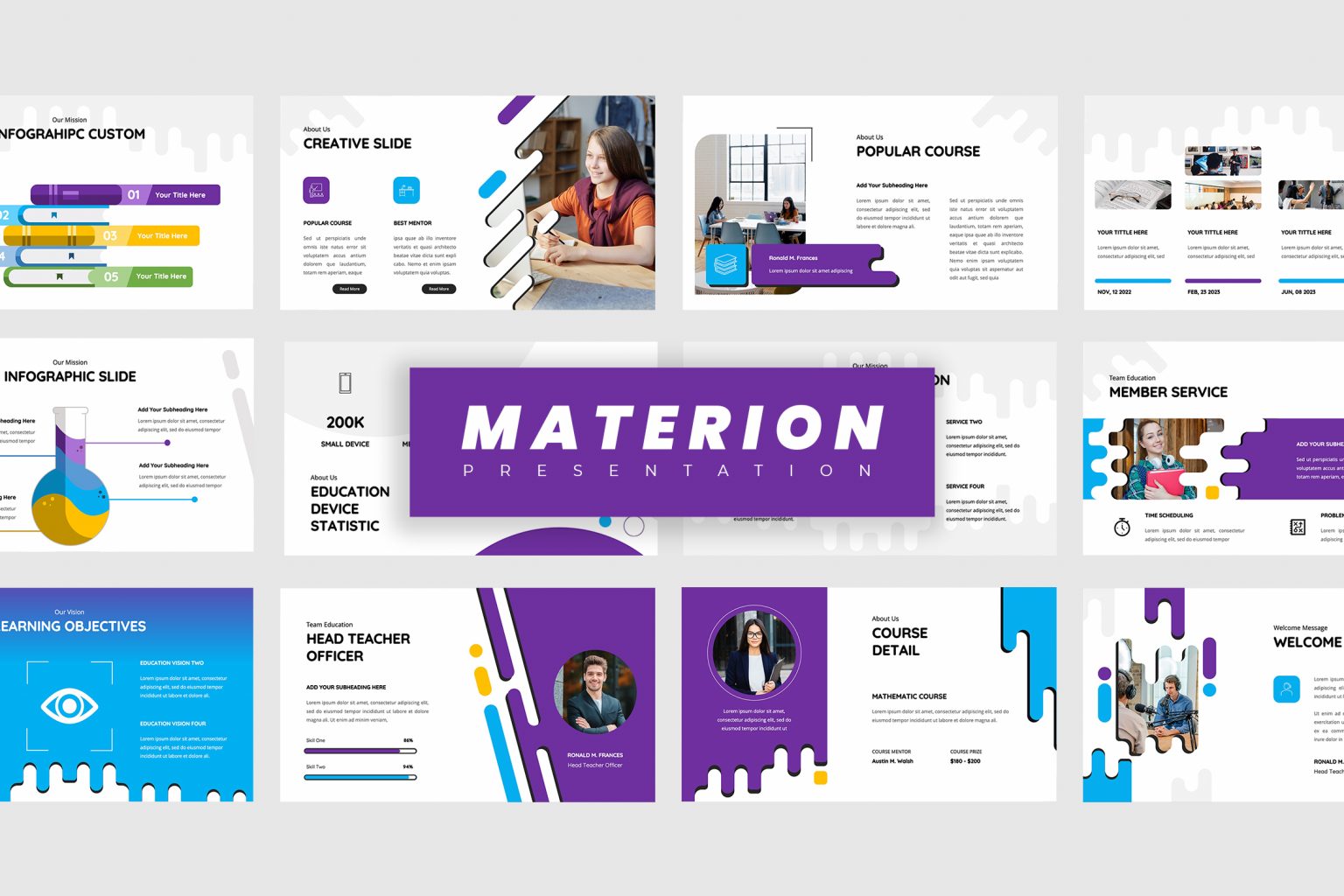 15+ Collection of Blue Color for Business Presentation | TMint