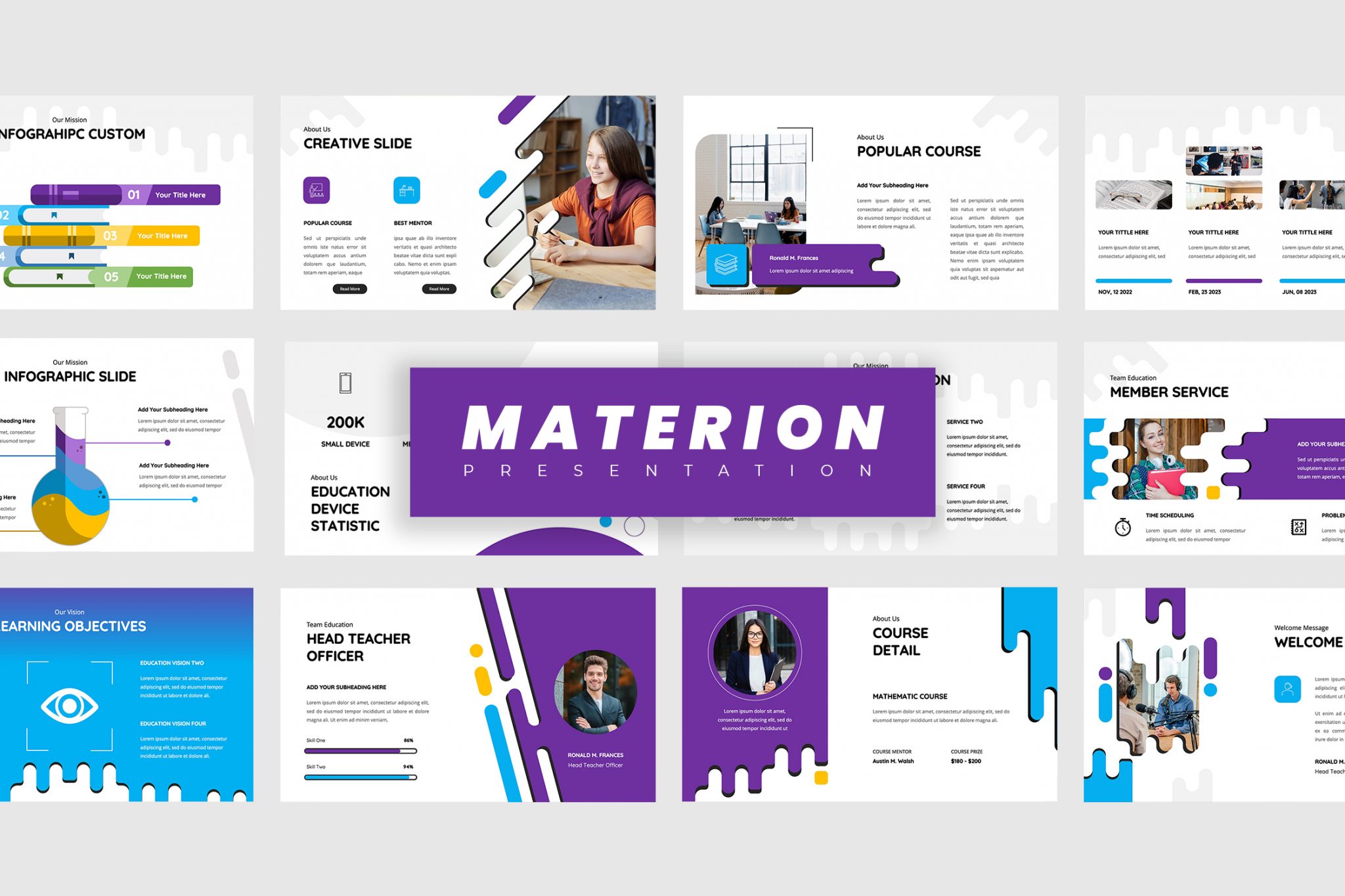 15+ Collection of Blue Color for Business Presentation | TMint