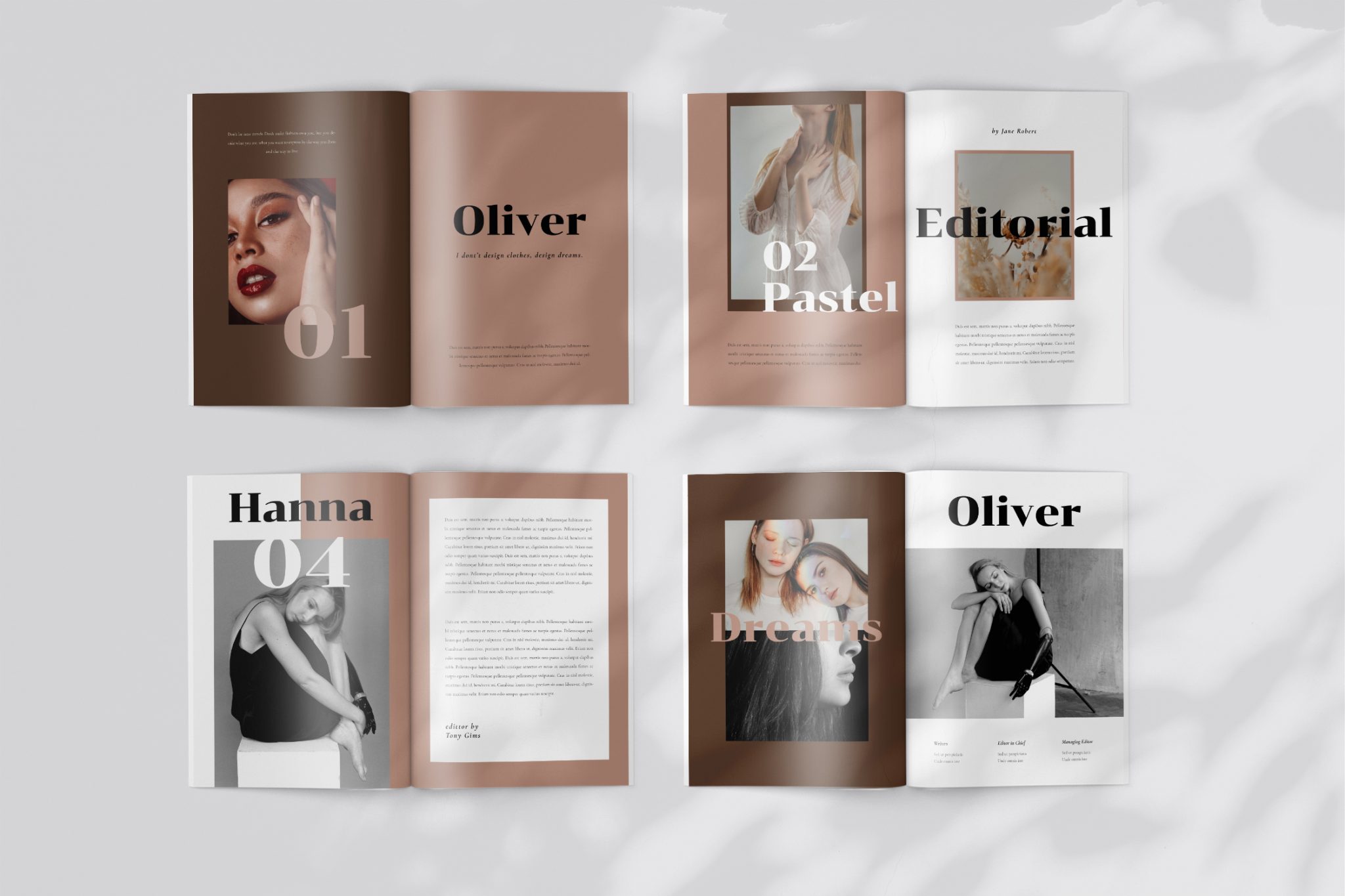 Food Magazine Template | TMint