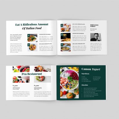 Healthy – Food Lookbook Template | TMint