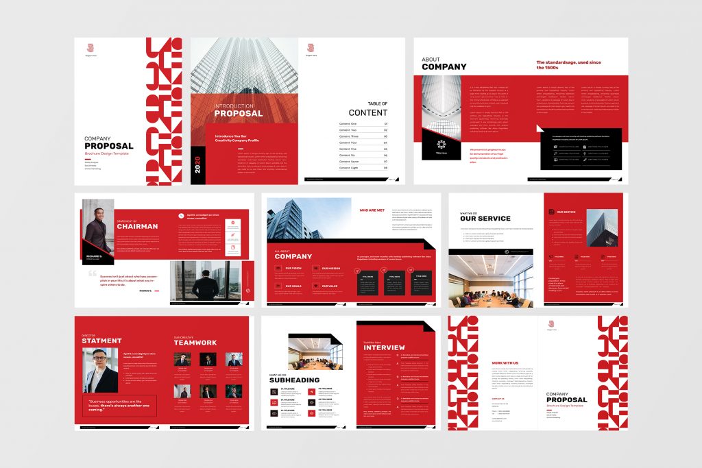 Red – Annual Report Template | TMint