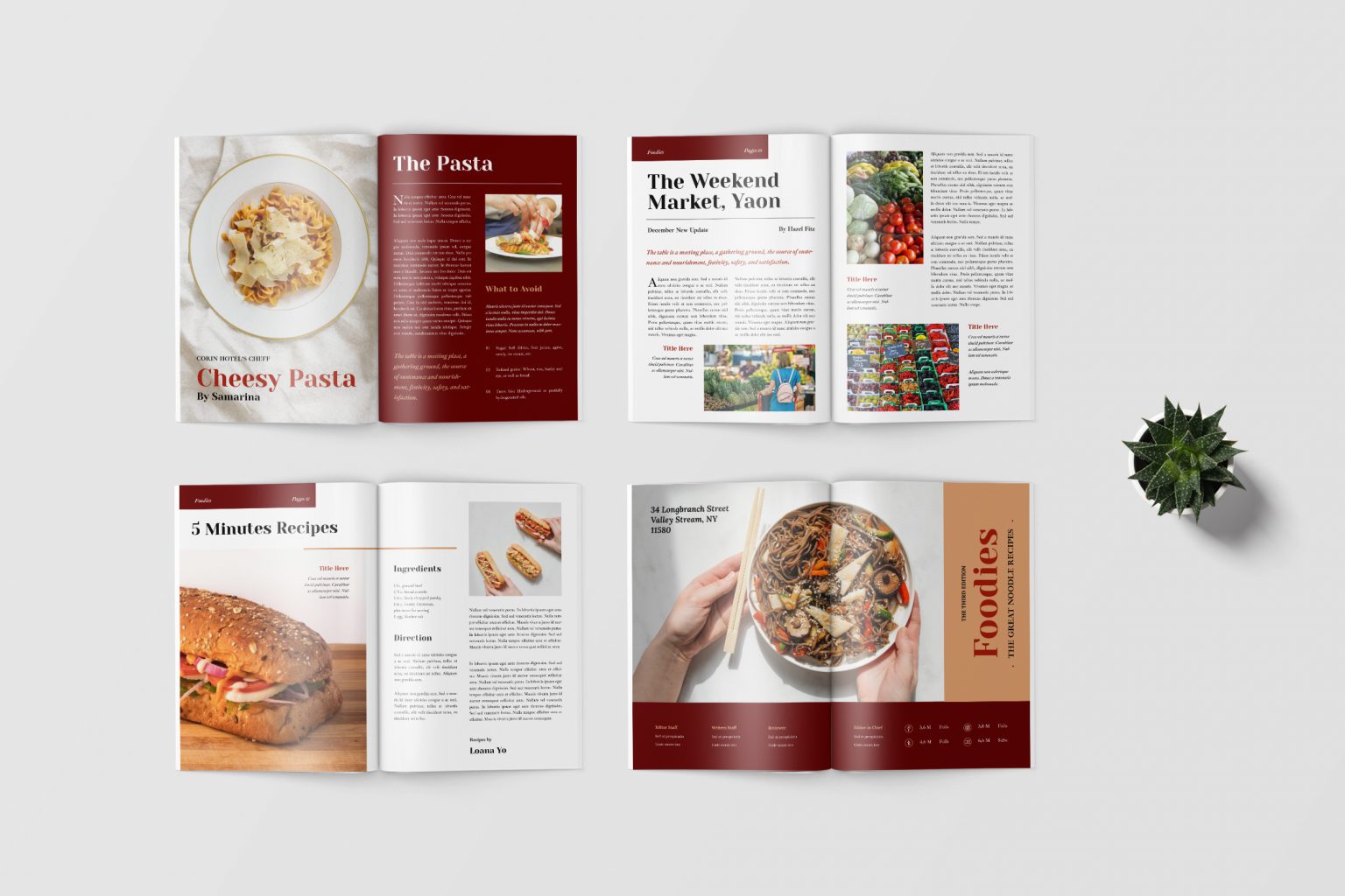 Foodies – Food Lookbook Template | TMint