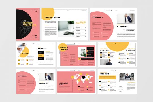 Friday – Annual Report Template | TMint