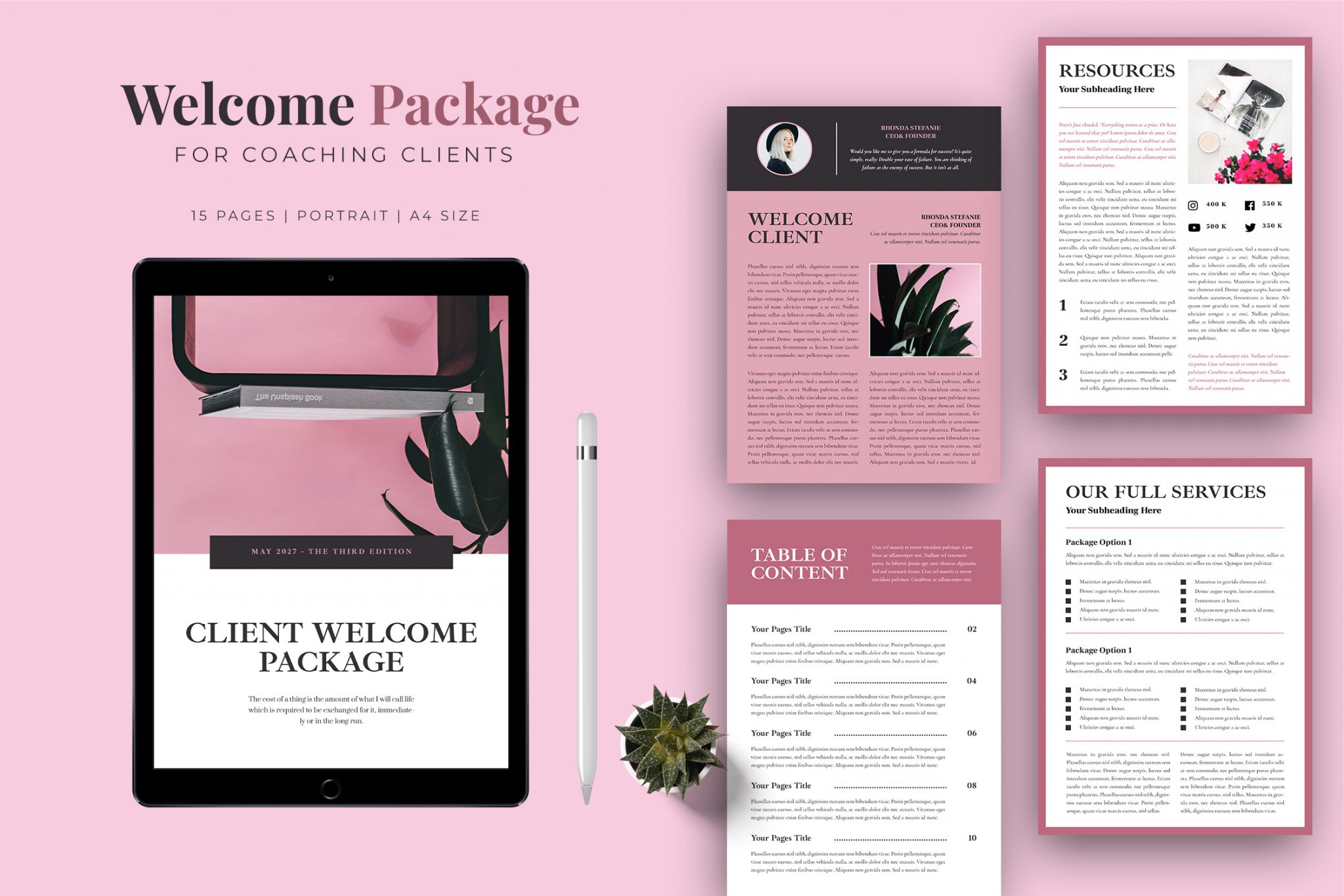 Welcome Package for Coaching Clients | TMint