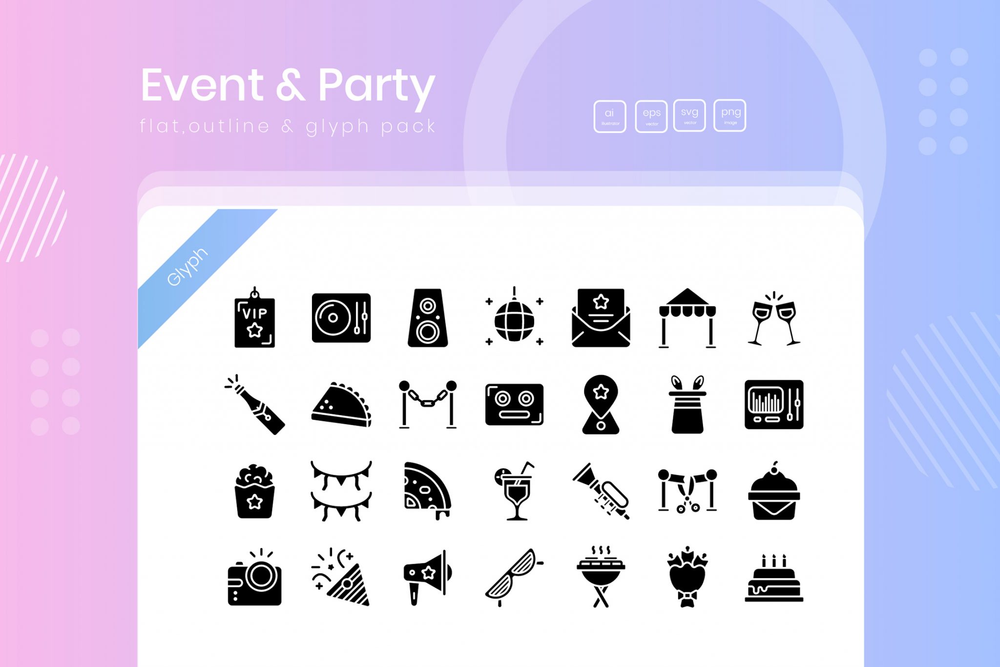 Event and Party Icon Pack | TMint