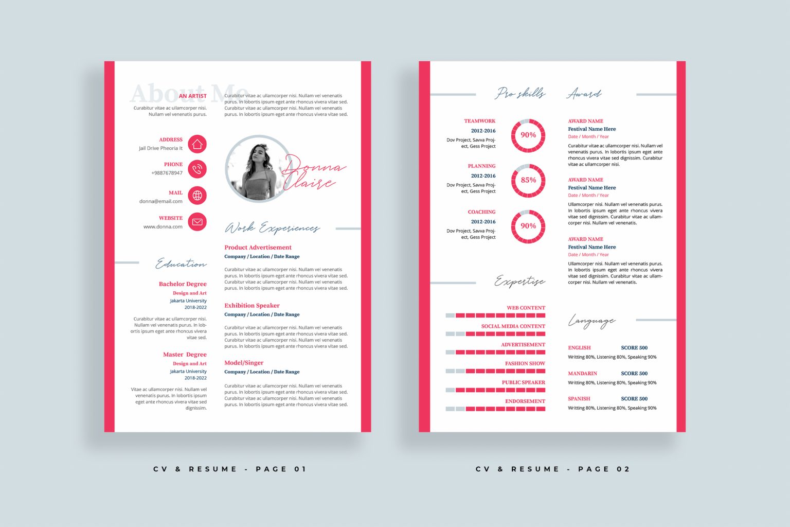 Resume Template 013 | TMint