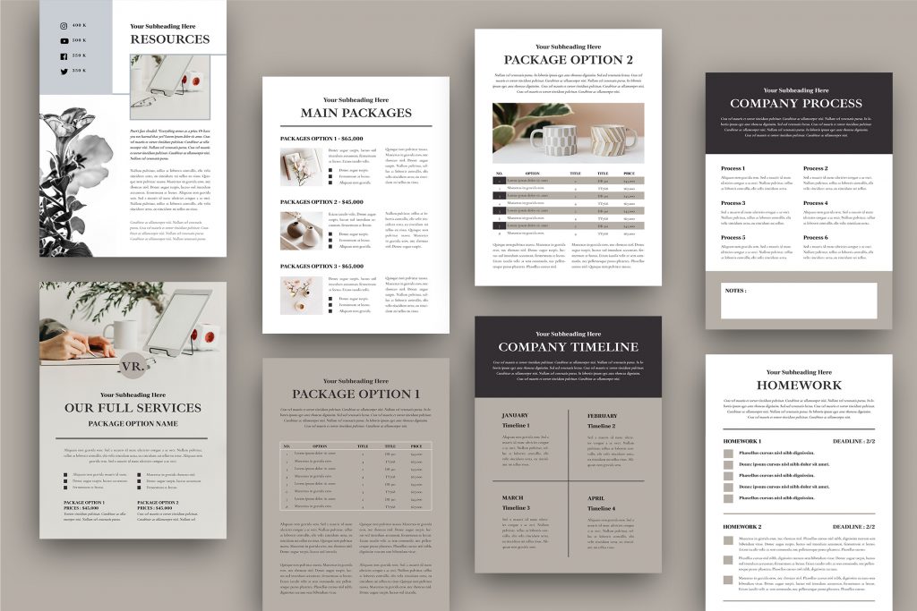 Minimalist – Business Proposal Template | TMint