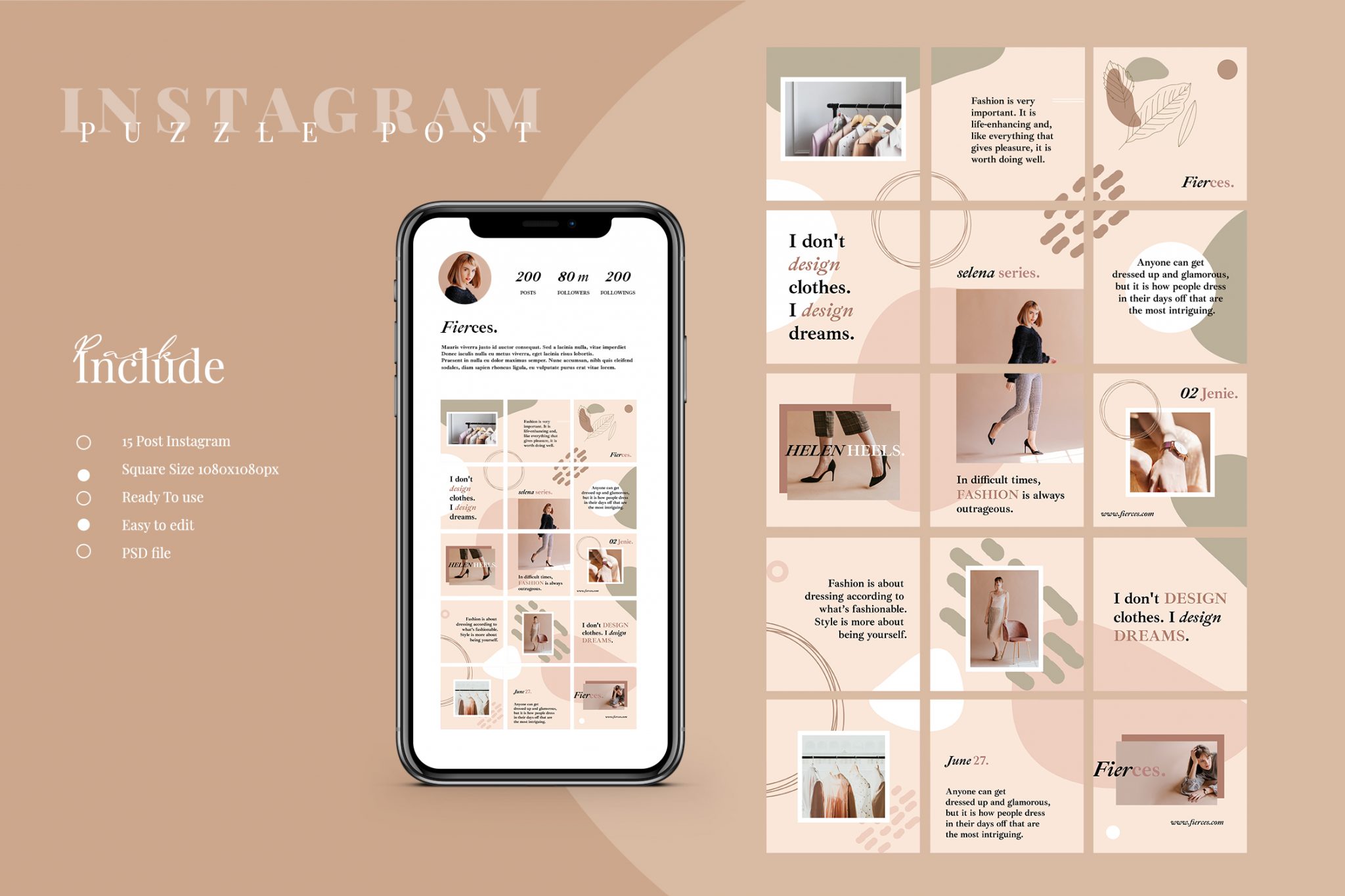 Firsace - Instagram Stories & Post Template | TMint