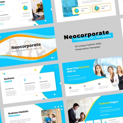 Neocorporate Keynote Template | TMint