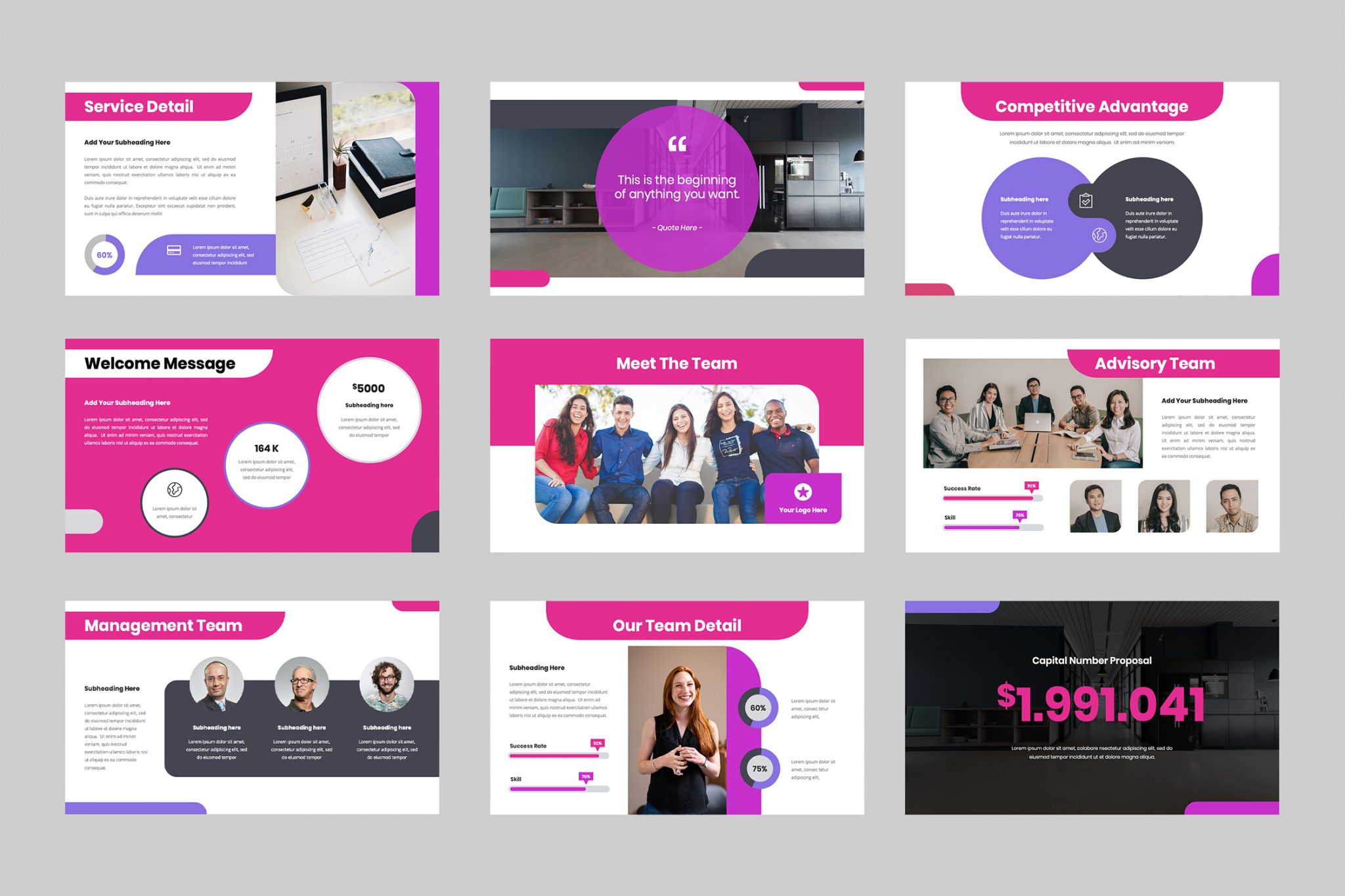 Hexava – Business Style Powerpoint Template | TMint